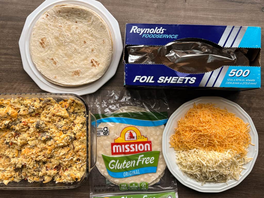 Frozen Bulk Breakfast Burritos | Loveable Lemons