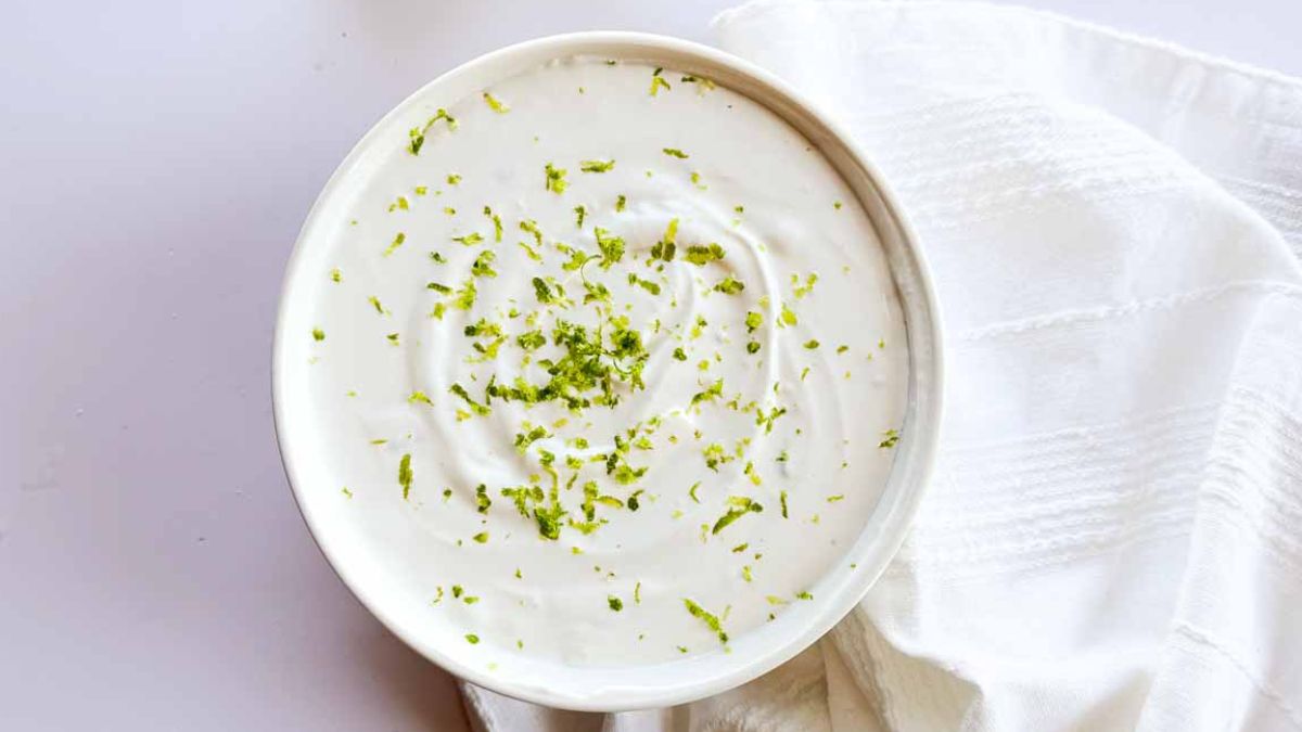 Easy Lime Crema Recipe | Loveable Lemons