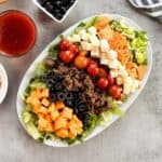 Taco Salad With Western Dressing | Loveable Lemons