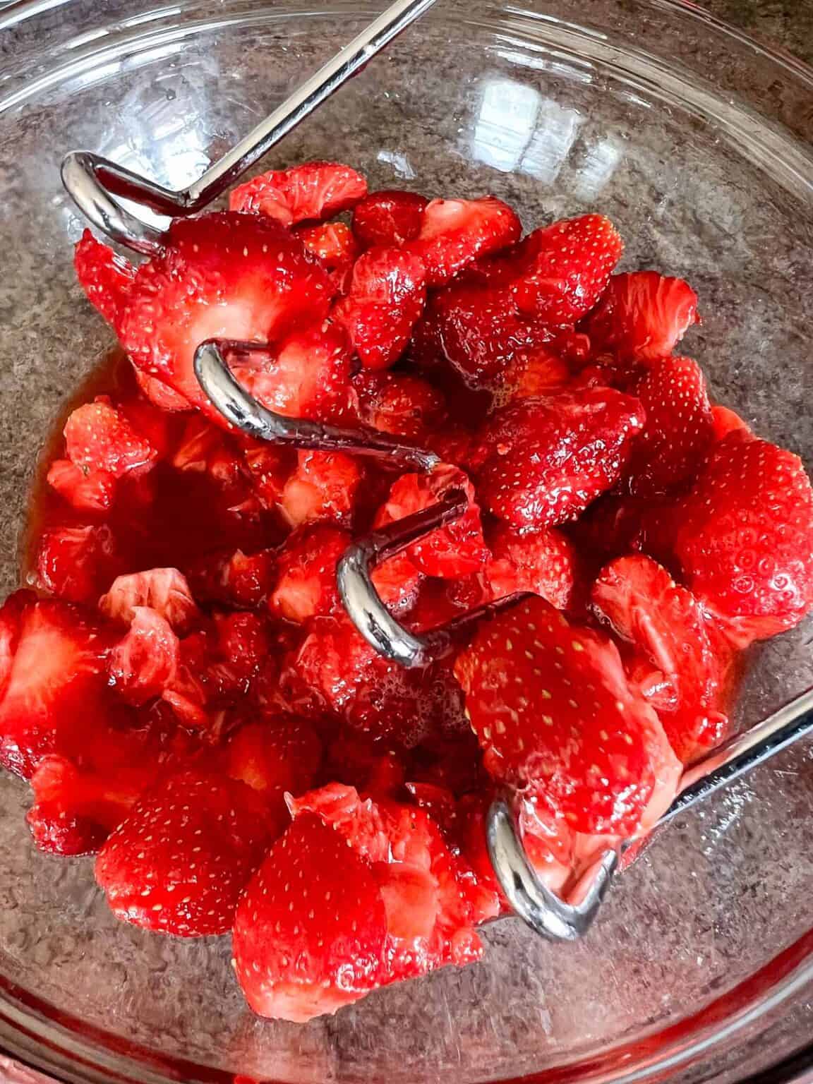 Strawberry Freezer Jam with Sure-Jell | Loveable Lemons