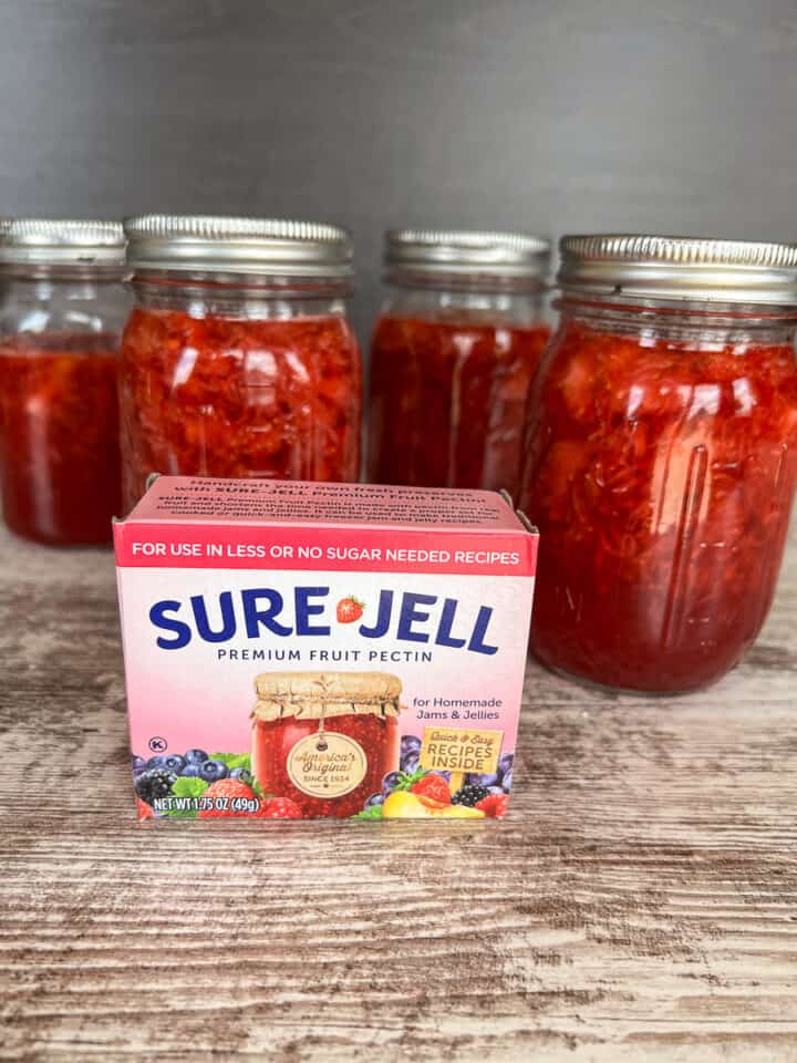 Strawberry Freezer Jam with Sure-Jell