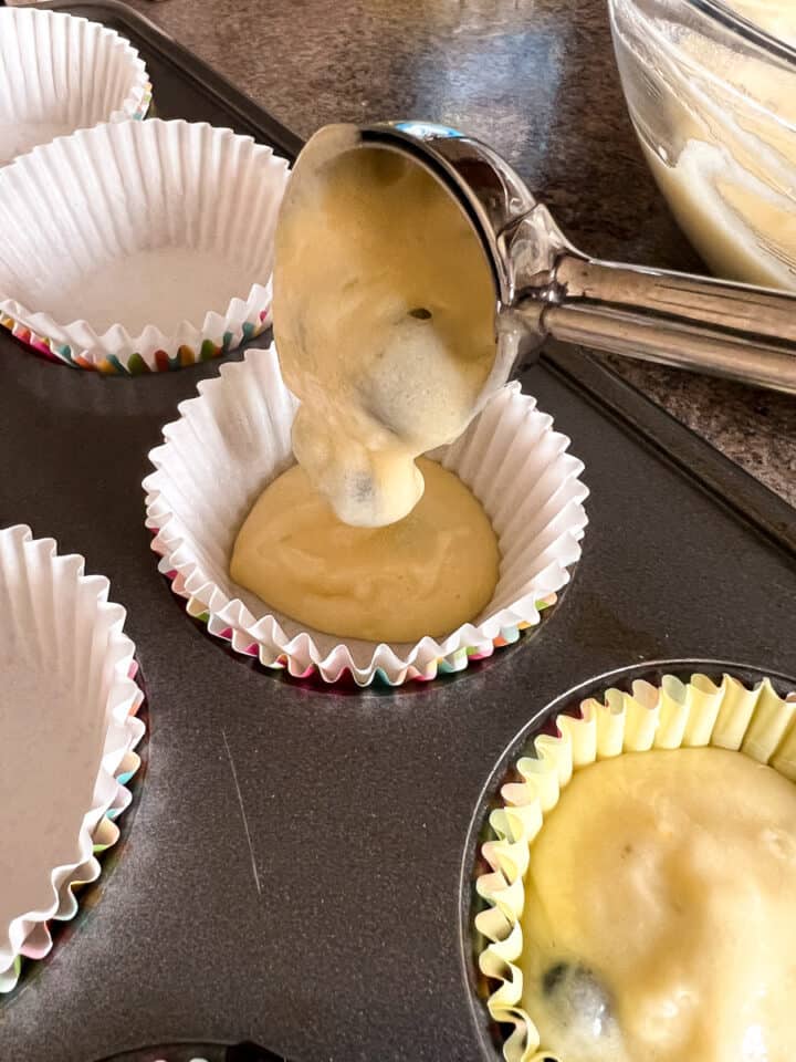 The Easiest Blueberry Muffins Using A Cake Mix
