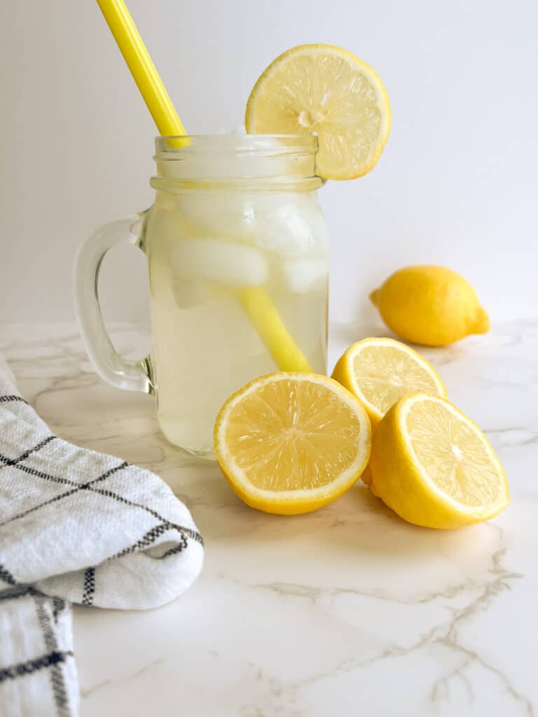 Fresh Squeezed Homemade Lemonade For One Recipe