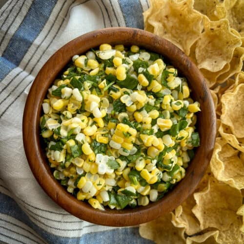 Chipotle Fresh Corn Salsa Low FODMAP Recipe