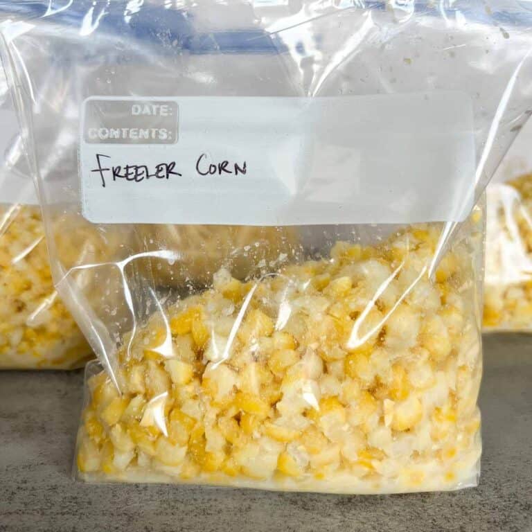 Fresh Freezer Cream Style Corn | Loveable Lemons
