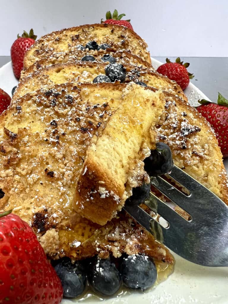 Crispy French Toast Recipe With Crunchy Cereal Coating