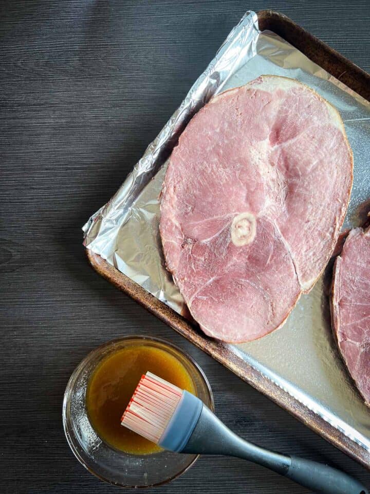 How to Cook Ham Steak in the Oven | Loveable Lemons