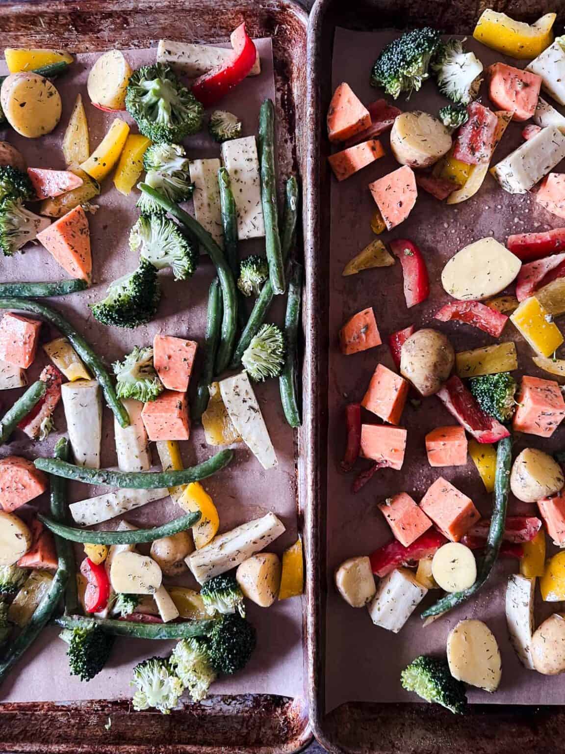 Low FODMAP Oven Roasted Vegetables | Loveable Lemons