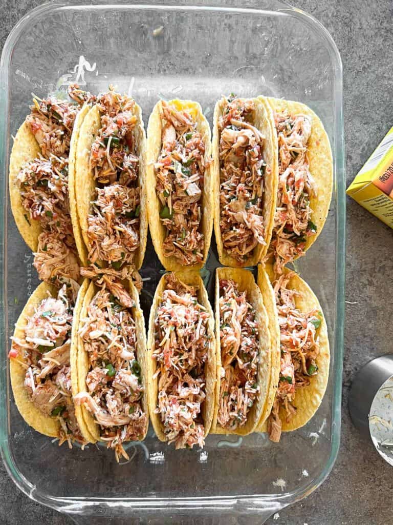 Baked Crispy Chicken Tacos | Loveable Lemons