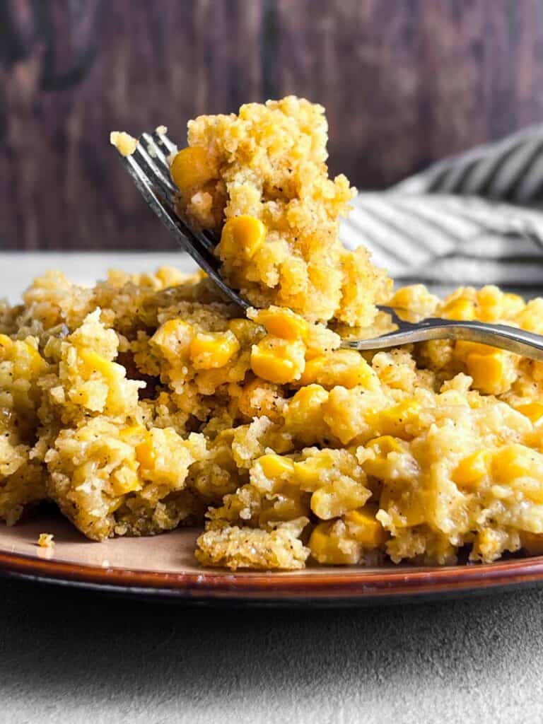 Slow Cooker Corn Casserole Without Jiffy Mix | Loveable Lemons