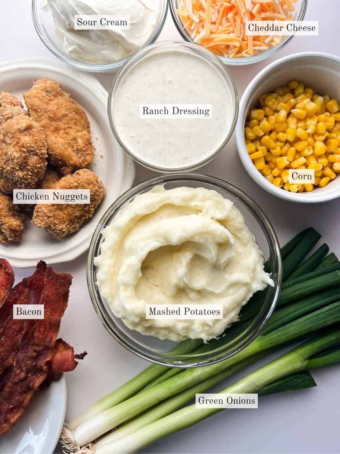 Easy Loaded Mashed Potato Bowls | Loveable Lemons