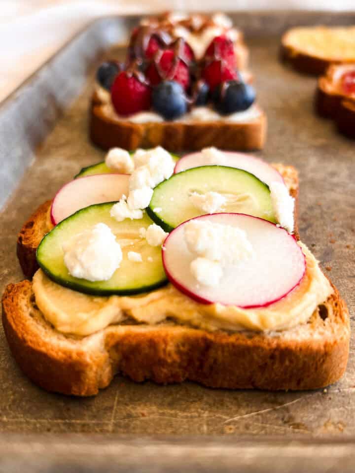 Low FODMAP Toast Toppers With Gluten Free Bread