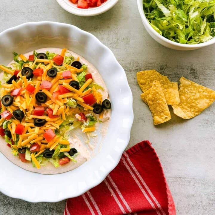 Cottage Cheese Taco Dip | Loveable Lemons